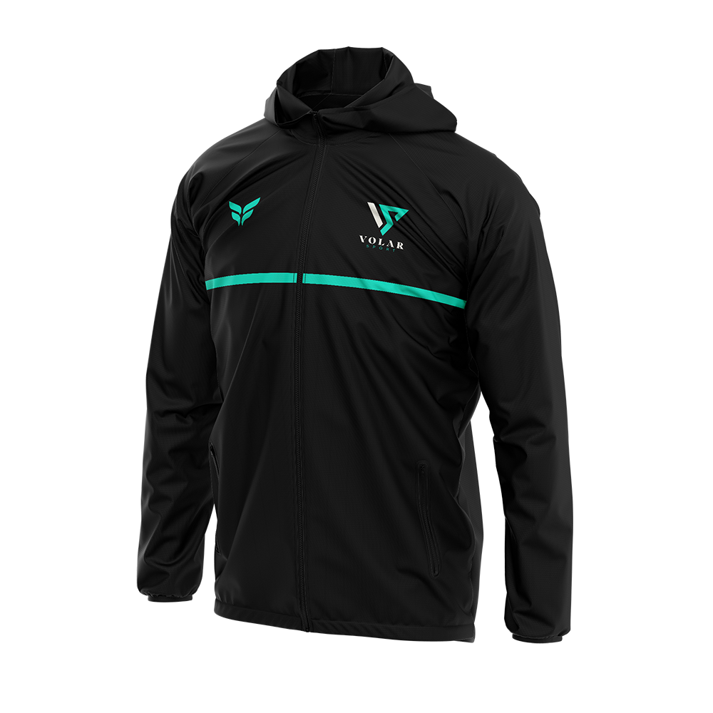 VOLAR SPORT WINDBREAKER JACKET (BLACK) – Flite Sports VOLAR SPORT WINDBREAKER JACKET (BLACK) – Flite Sports