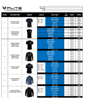 COACHES GEAR CATALOG – Flite Sports