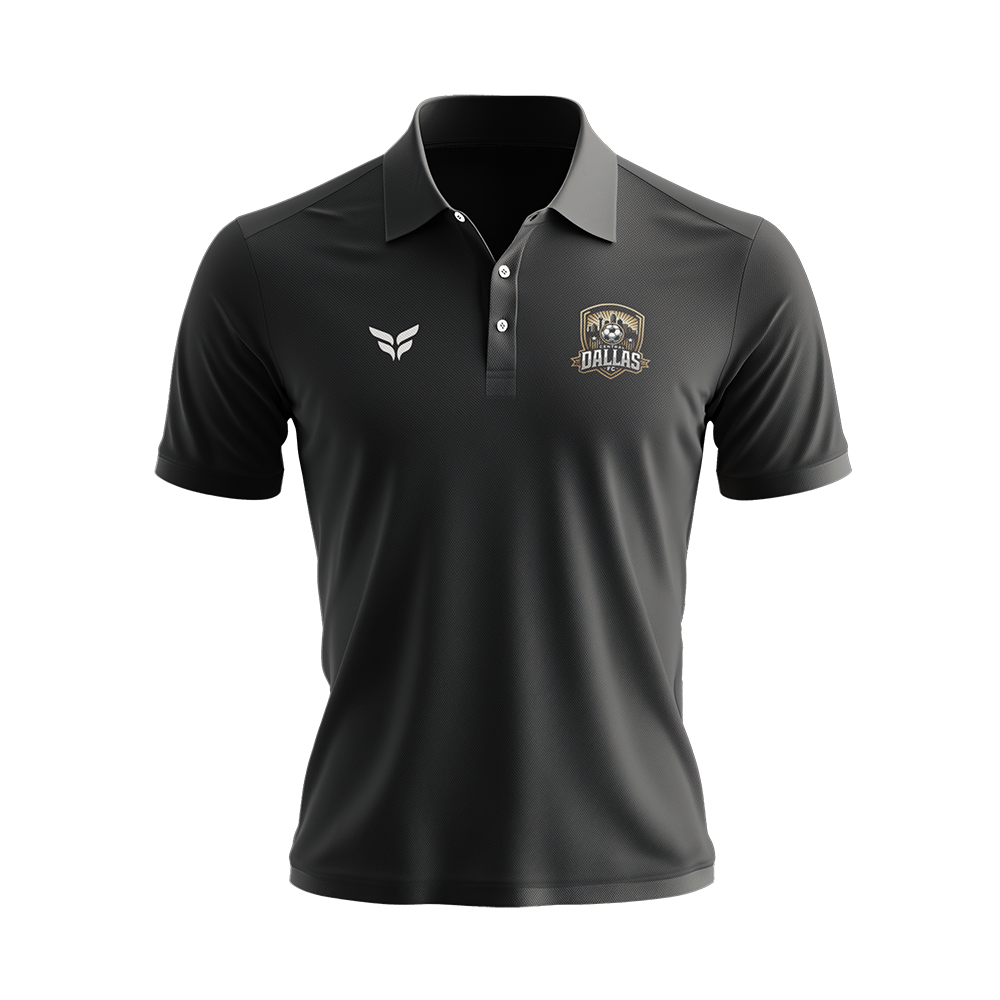 CENTRAL DALLAS COACHES POLO (BLACK) – Flite Sports